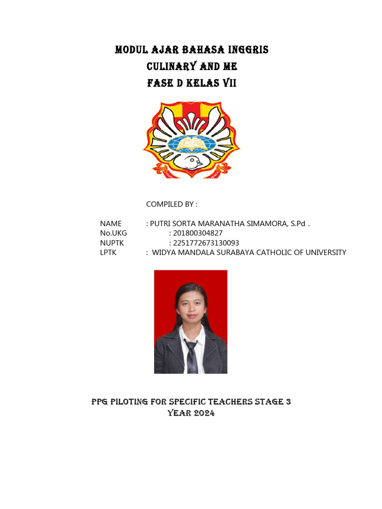 Modul Ajar - Putri Sorta Maranatha Simamora - 1212624562 | PDF ...