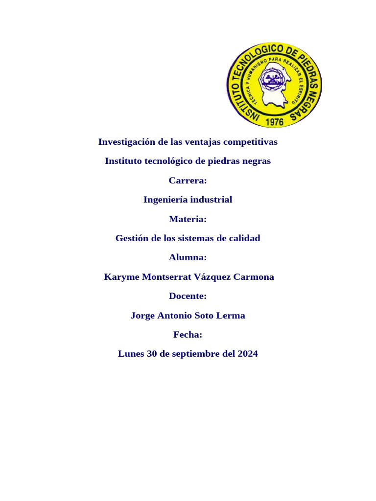 Investigación de las ventajas competitivas | PDF | Marca | Calidad ...