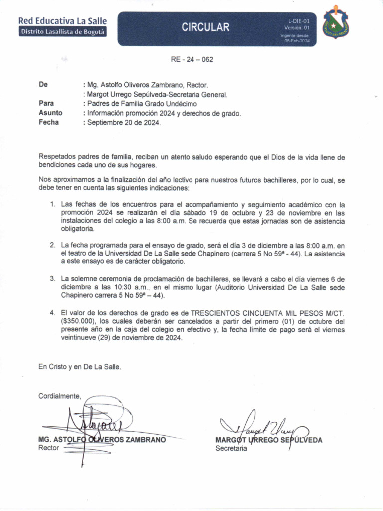 Circular RE 24 062 | PDF