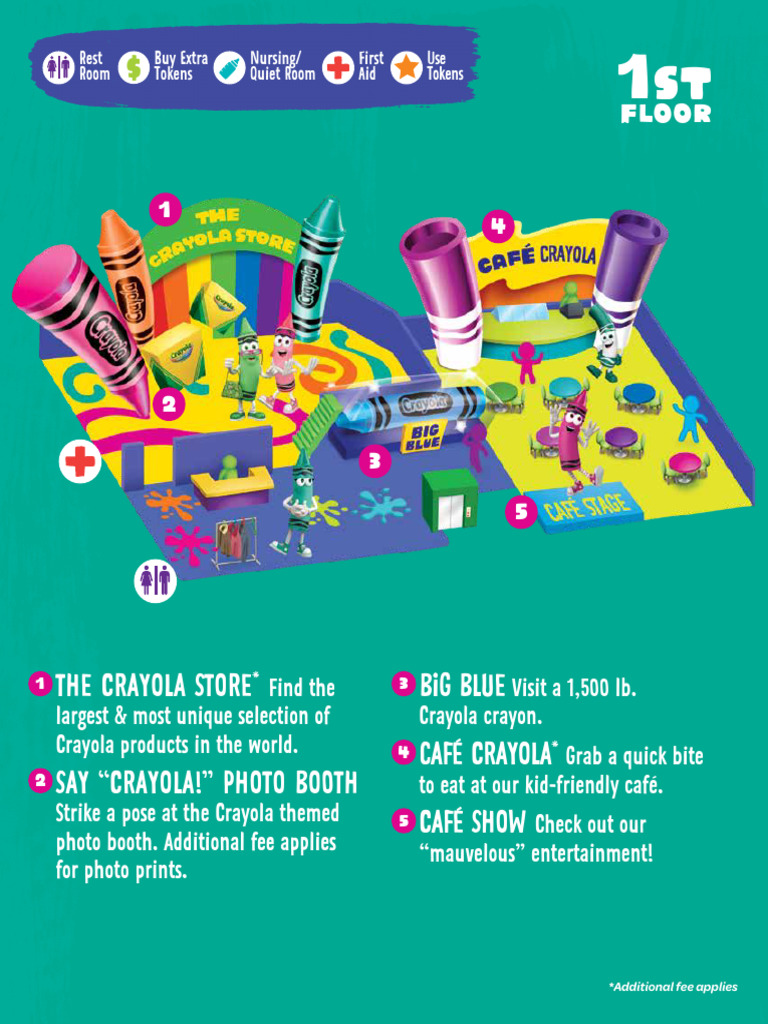 Crayola Experience Easton-Attraction Map-Online | PDF