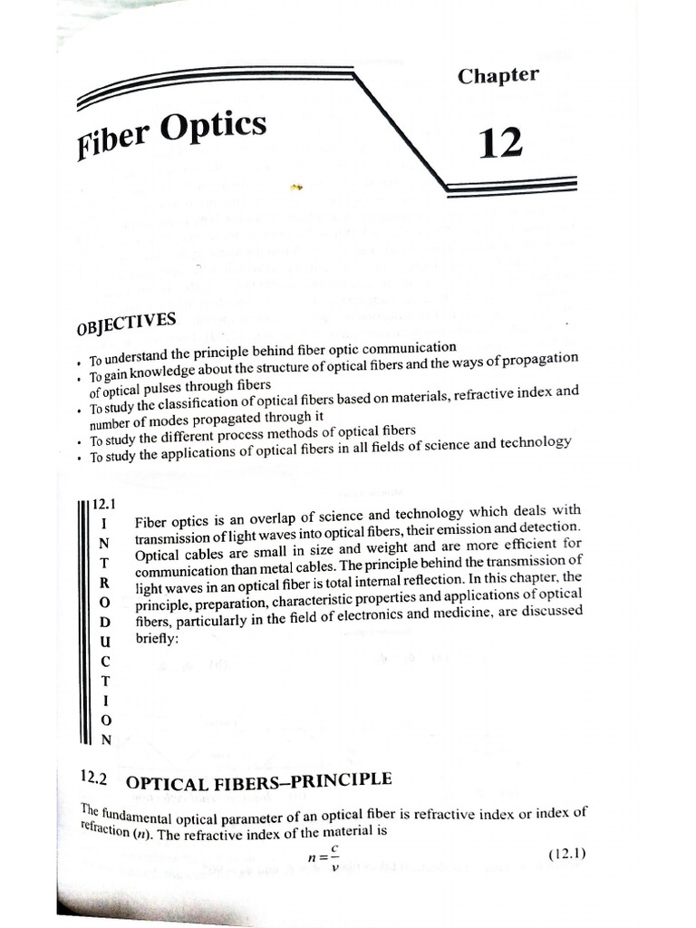 Applied Physics Fibre Optics | PDF