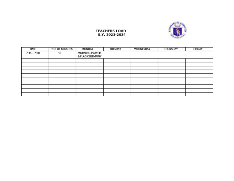 Teachers Load | PDF