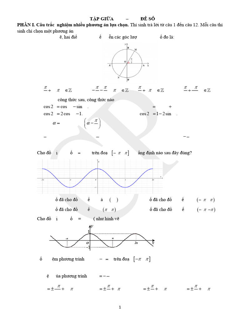 ÔN GK1. ĐÊ 3 (HS) | PDF