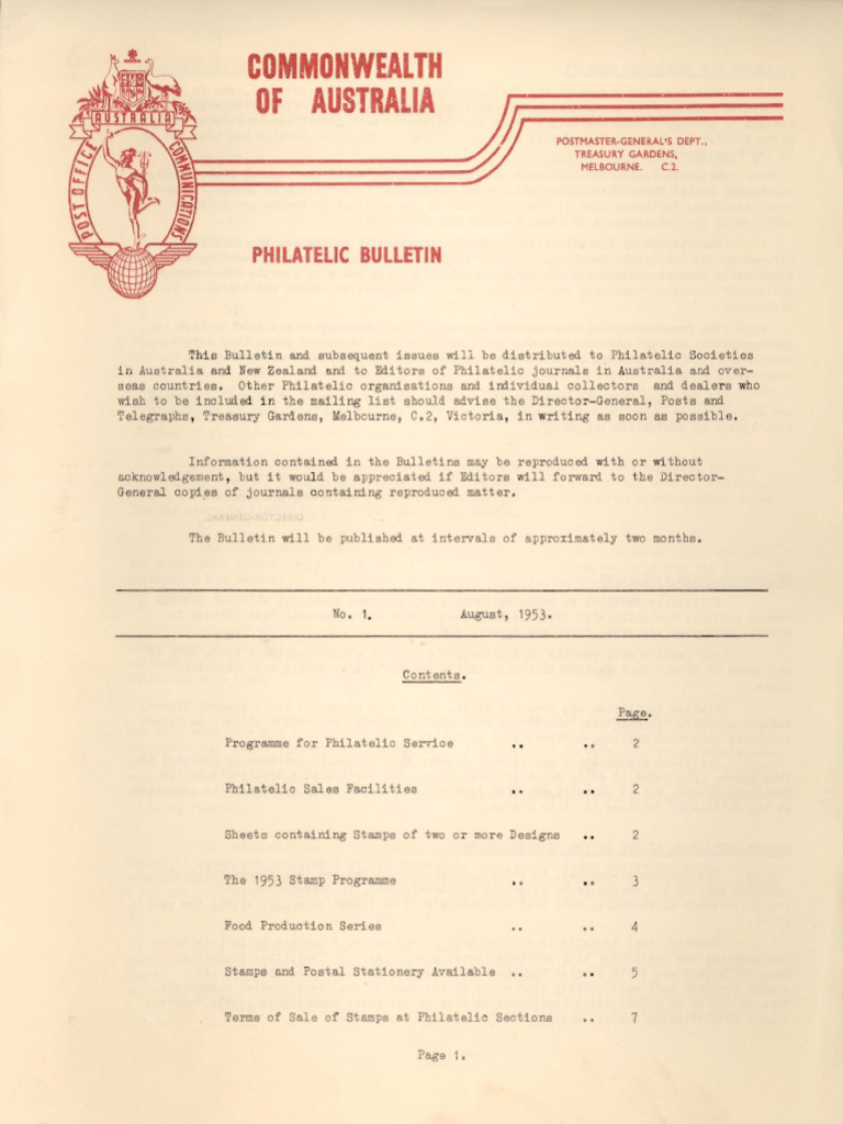 stamp-bulletin-one | PDF | Philately | Postage Stamp