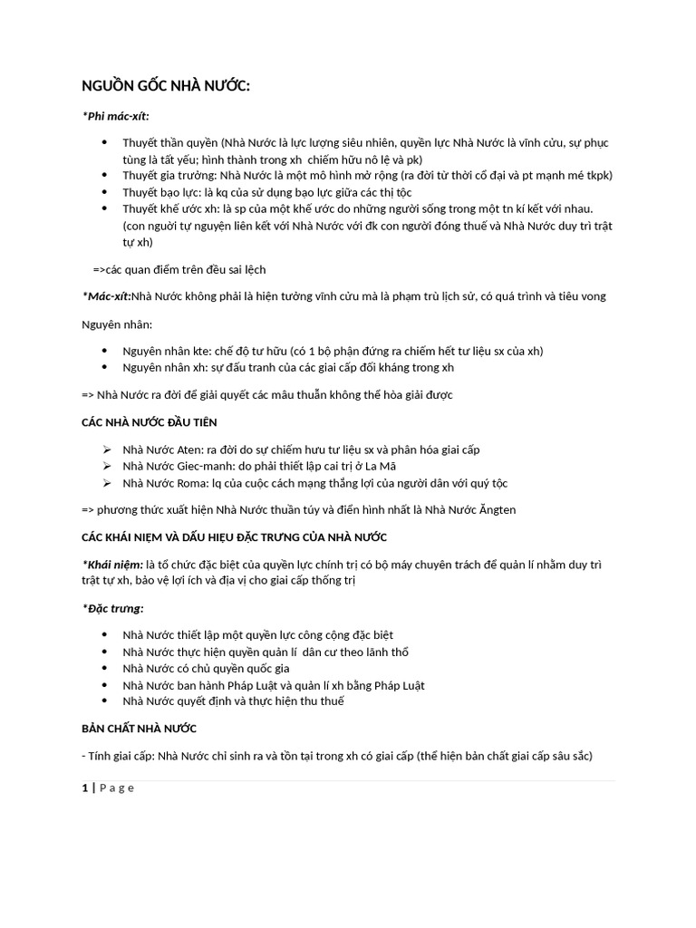 Ly Thuyet Va Bai Tap Mon Phap Luat Dai Cuong Hoc Vien Chinh Sach Va PH 83406 | PDF