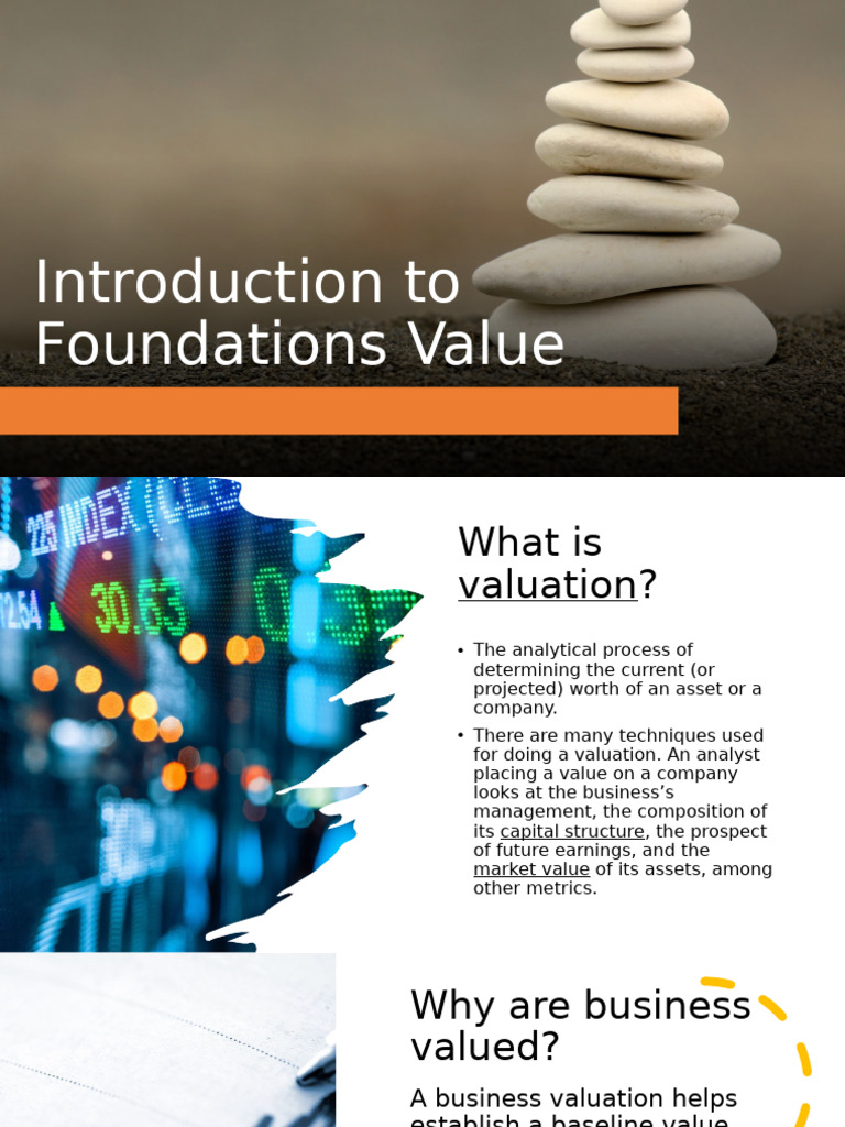 1.2 Introdcution To Foundations Values | PDF | Valuation (Finance ...