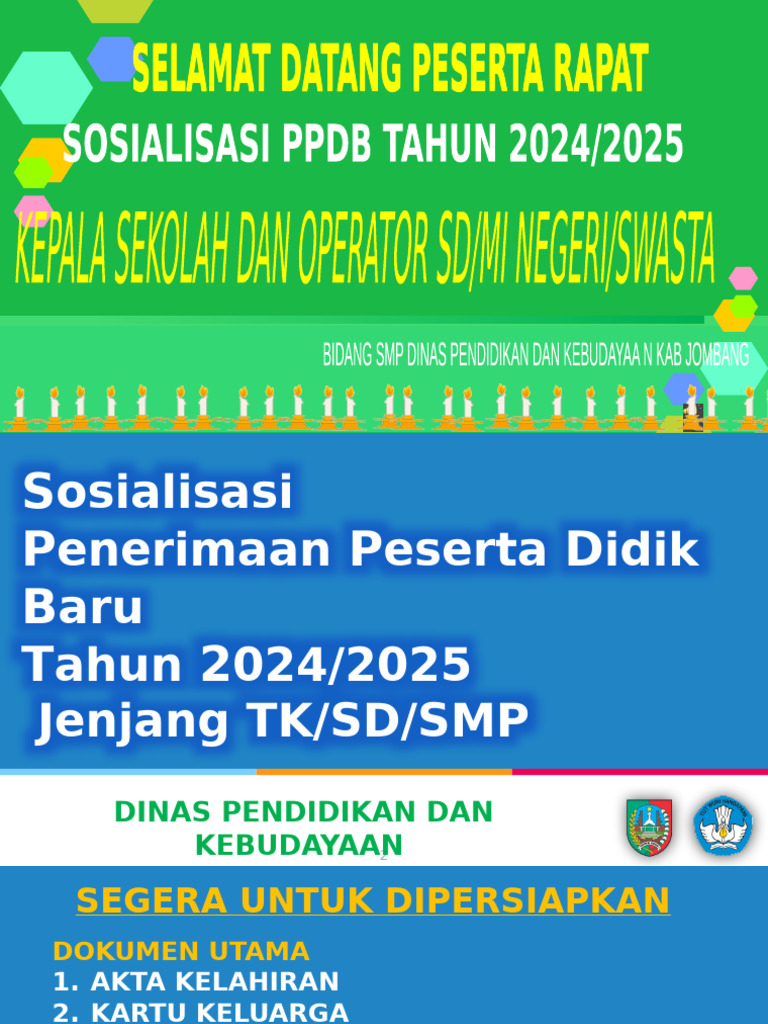 Sosialisasi PPDB 2024 T | PDF