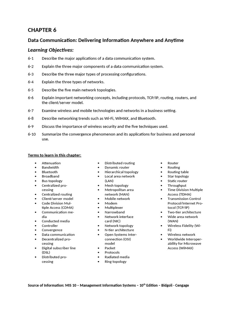 CHAPTER 6 | PDF | Computer Network | Router (Computing)