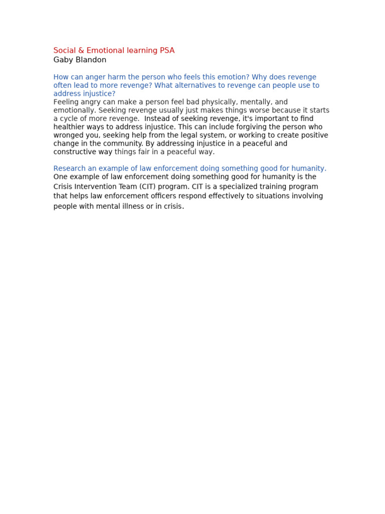 Teens & Healthy Anger Management | PDF | Career & Growth | Lifestyle