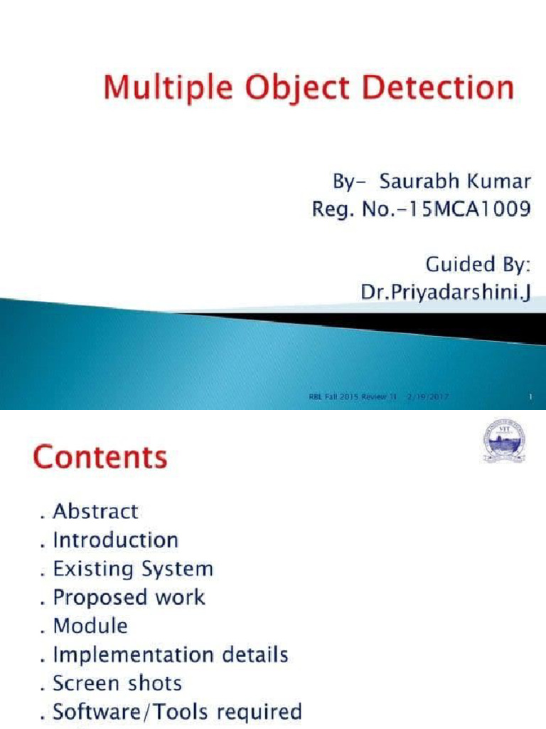 Multiple Object Detection Pdf
