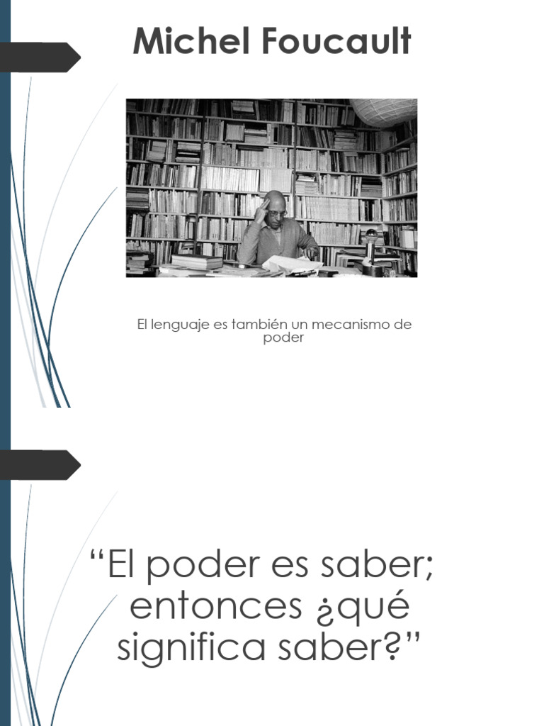 Foucault - Lenguaje y Poder | PDF | Michel Foucault | Educación en ...