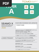 SEAMO 2023 Paper A Questions | PDF