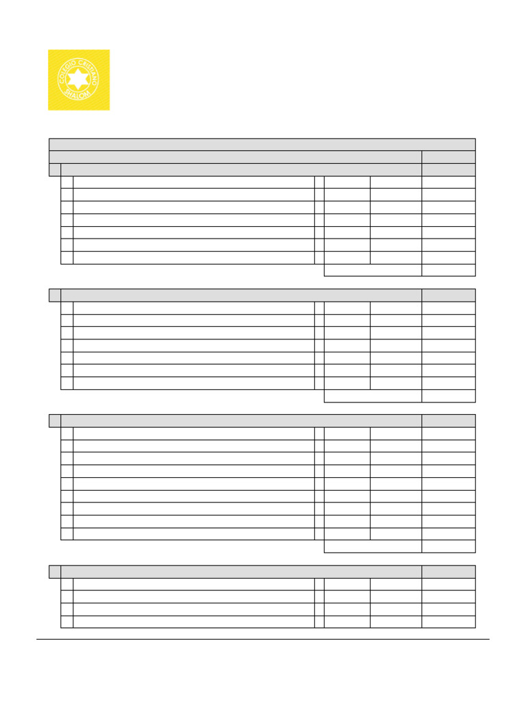 Reporte de Notas Tercero Básico 2023 | PDF