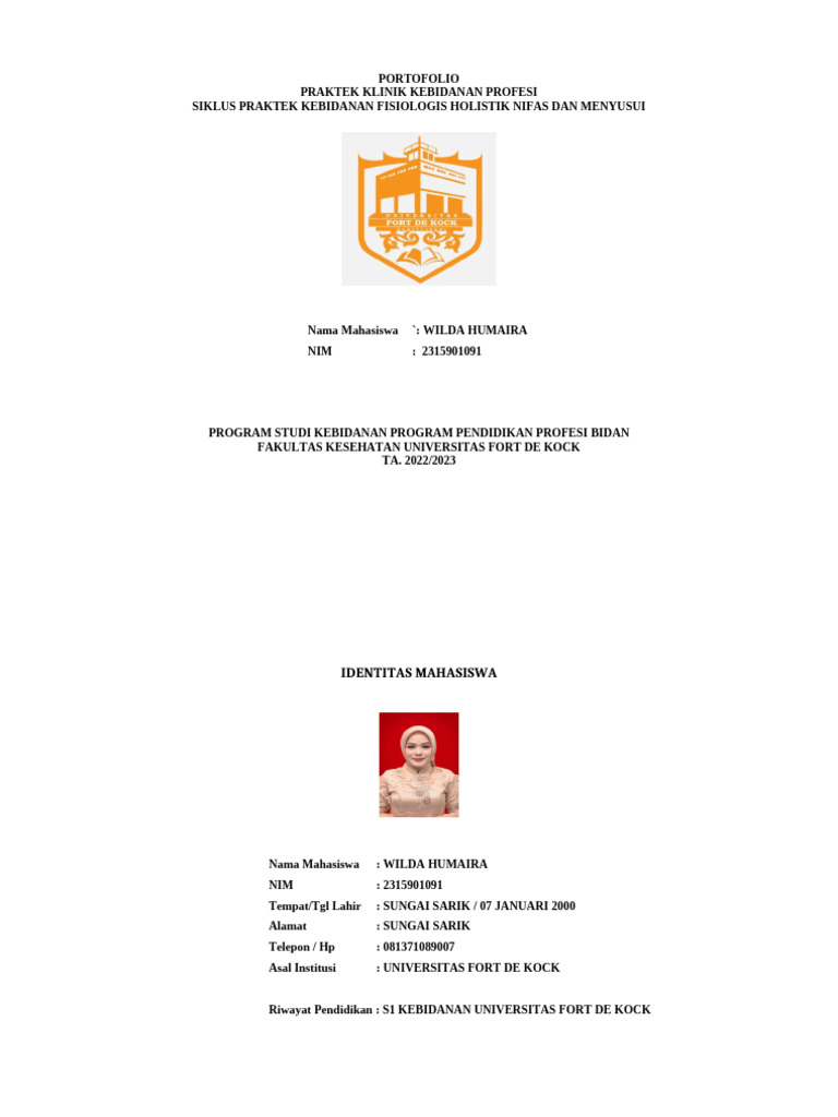 (Siklus 8) Portofolio Wilda Humaira | PDF