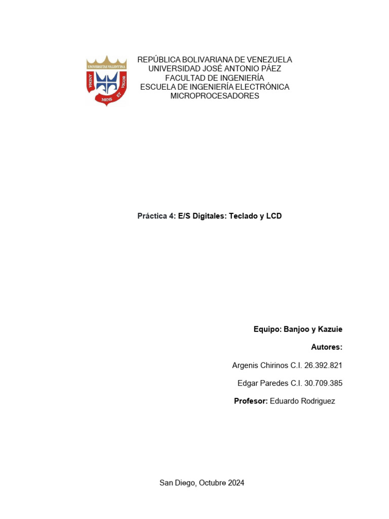 Prelaboratorio - Practica 4 Bajoo Kazuie | PDF | Relé | Componentes ...