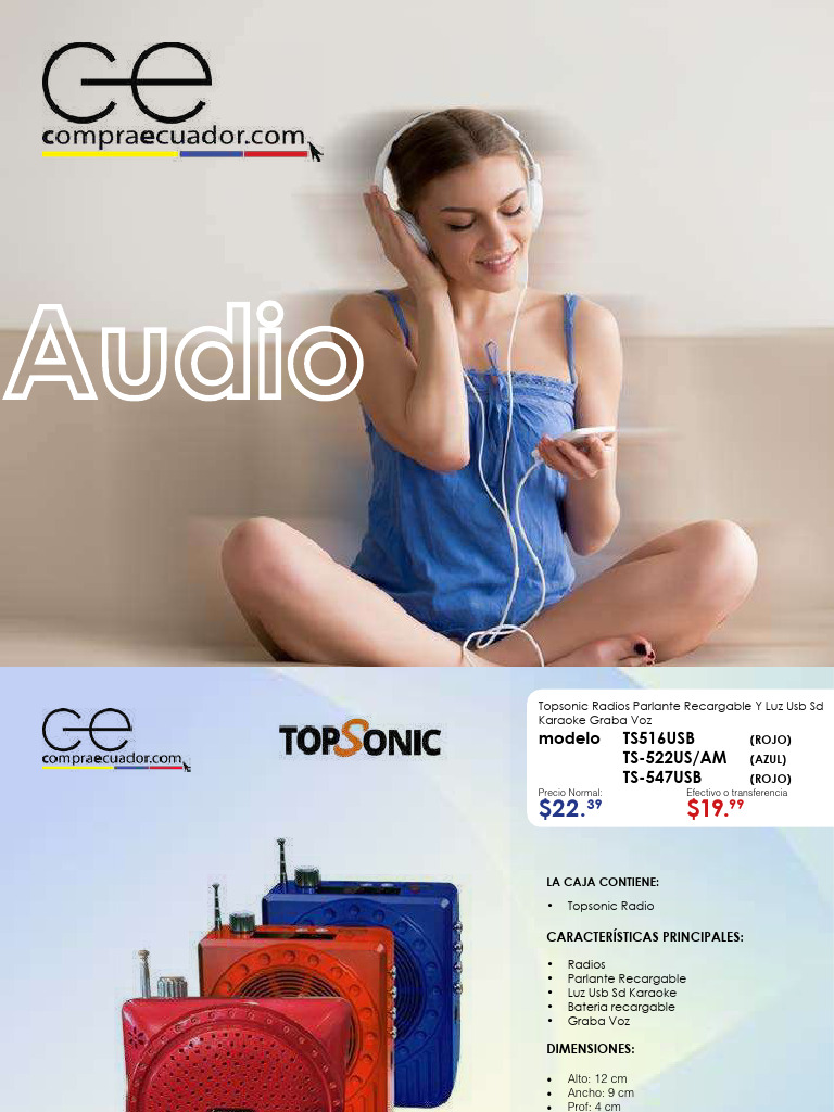 Guía de Compras de Electrónicos y Accesorios | PDF | Altoparlante | Auriculares