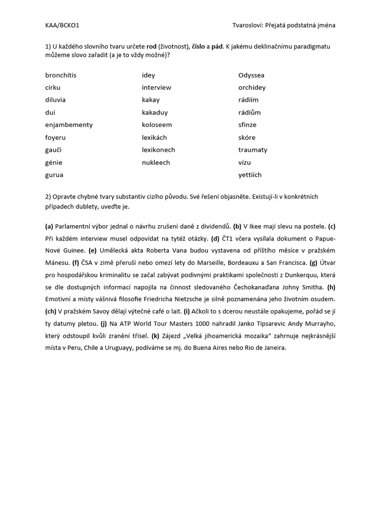 CKO1 Handout 06 - 24 | PDF