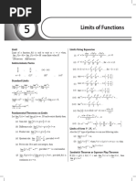 Comprehensive Limits Formula Sheet | PDF | Integral | Mathematical Analysis