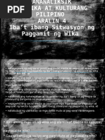 Mga Salitang Jargon Sa Pagsulat NG Balita Tagalog News Writing Jargon | PDF