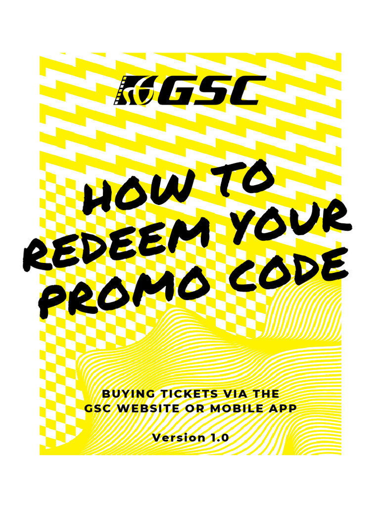 GSC Promo Code Guideline | PDF
