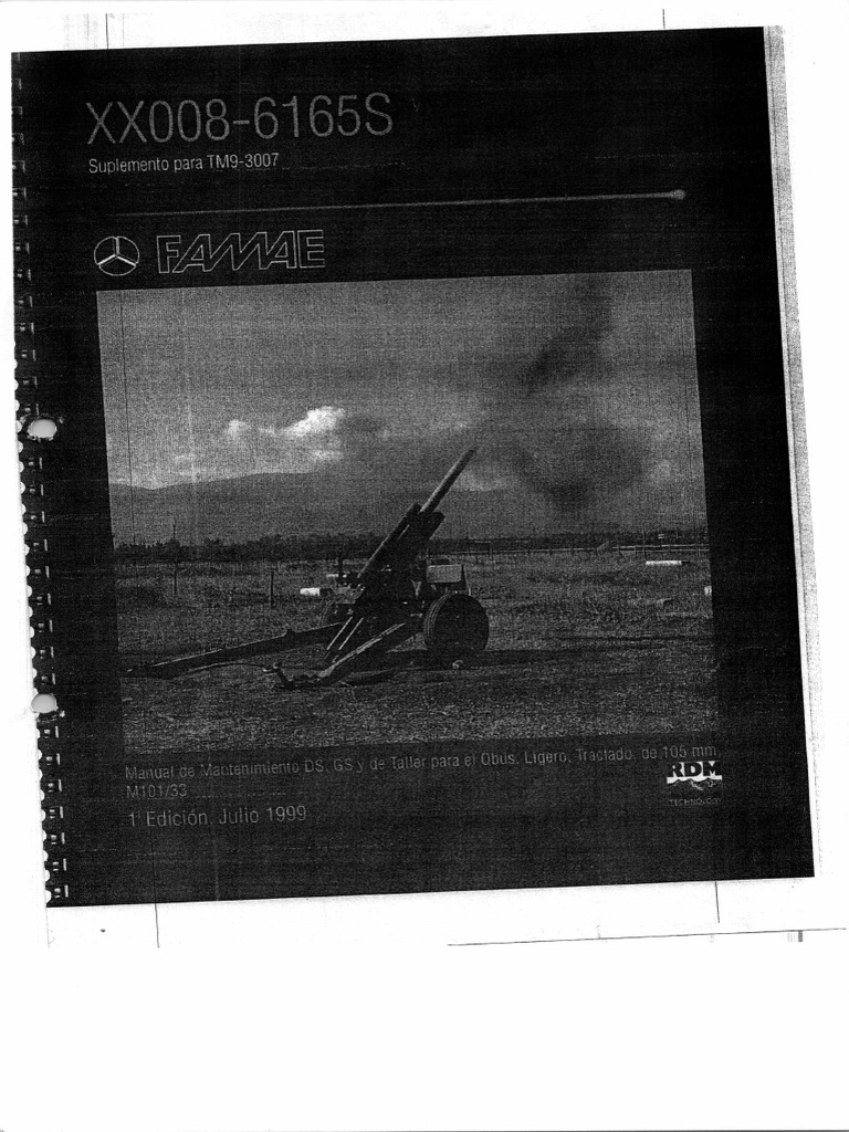 M 101 CAL. 105 MM Manual | PDF