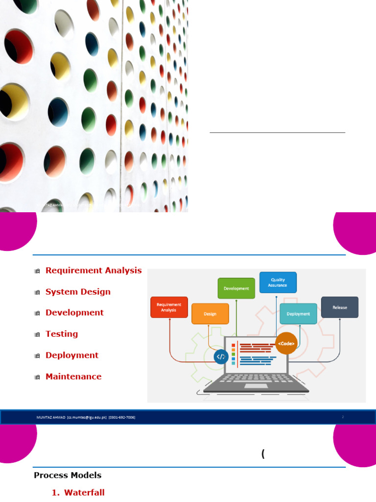 Lec3-SDLC Process Models Water Fall and V-Shaped | PDF | Software Development Process | Computing