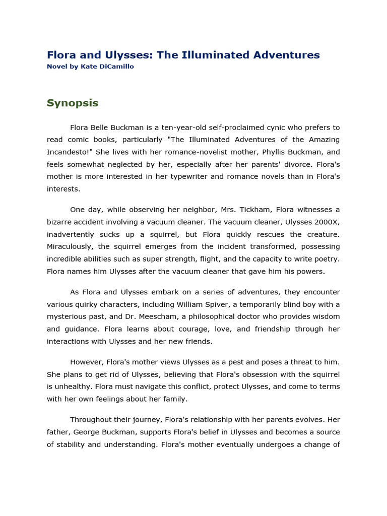 Flora and Ulysses | PDF