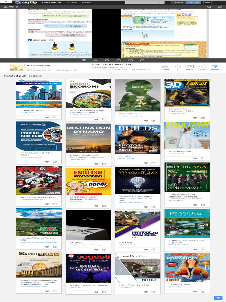 Science DLP Form 3 Overview | PDF