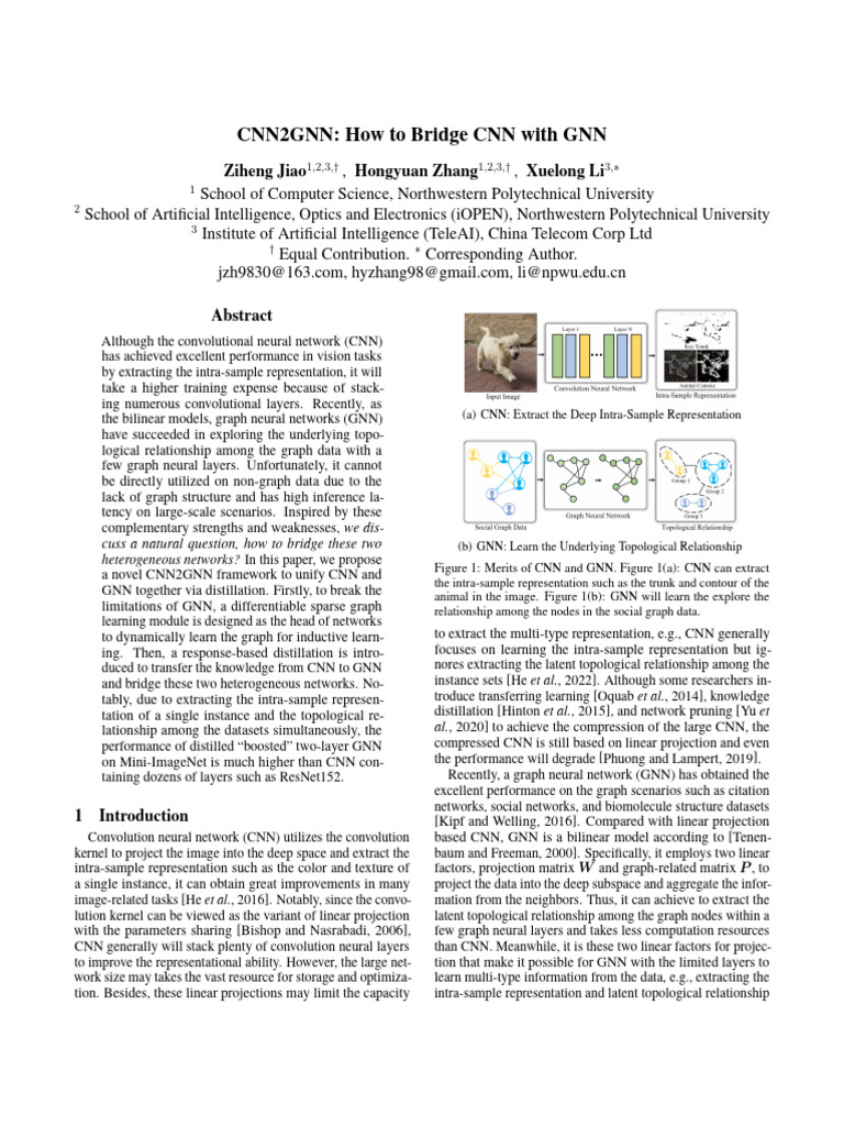 CNN2GNN - HowtoBridge CNNwith GNN | PDF | Artificial Neural Network | Applied Mathematics