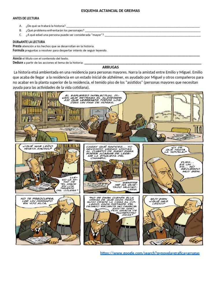 Lectura Esquema Actancial de Greimas | PDF