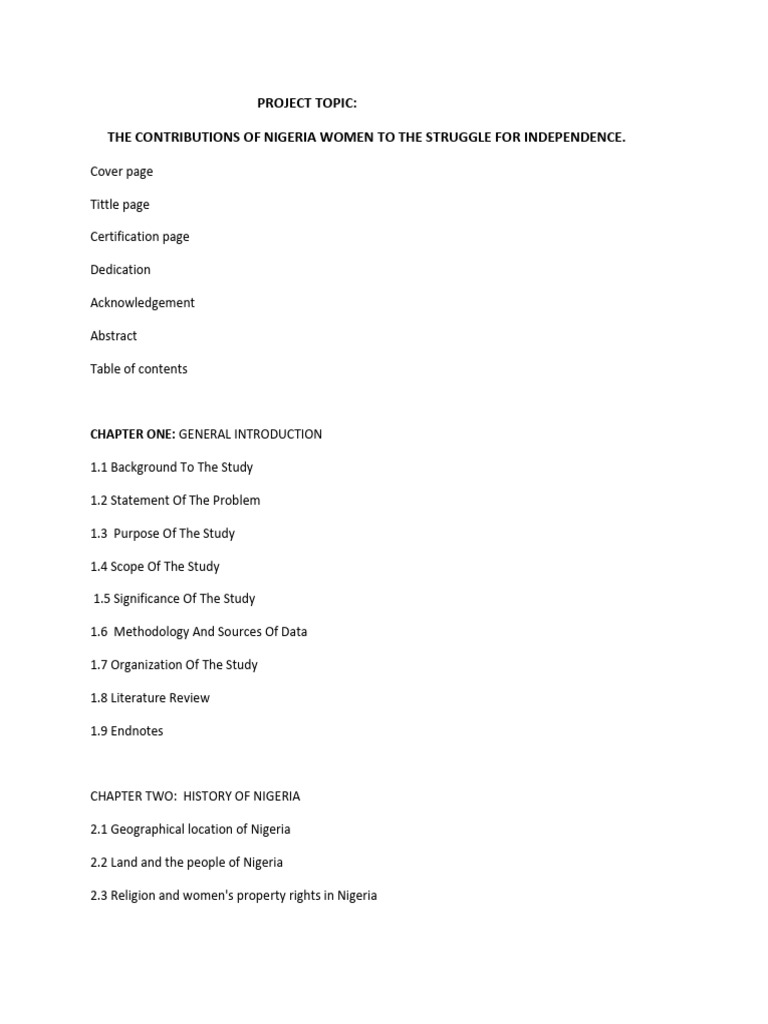 Ogo Cynthia's Project On 402 | PDF | Nigeria | Activism