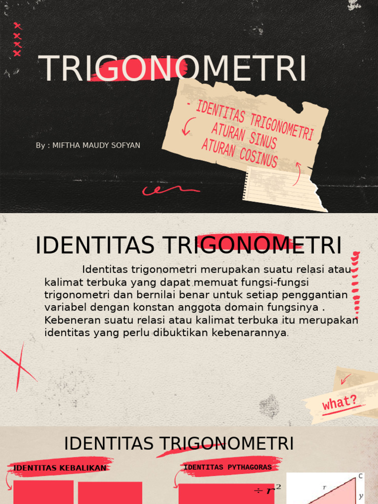 Identitas Trigonometri | PDF