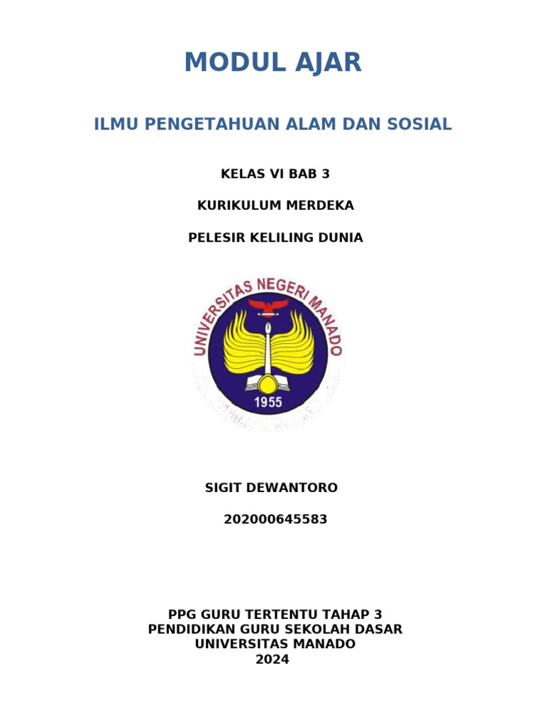 Modul Ajar | PDF | Karier & Perkembangan