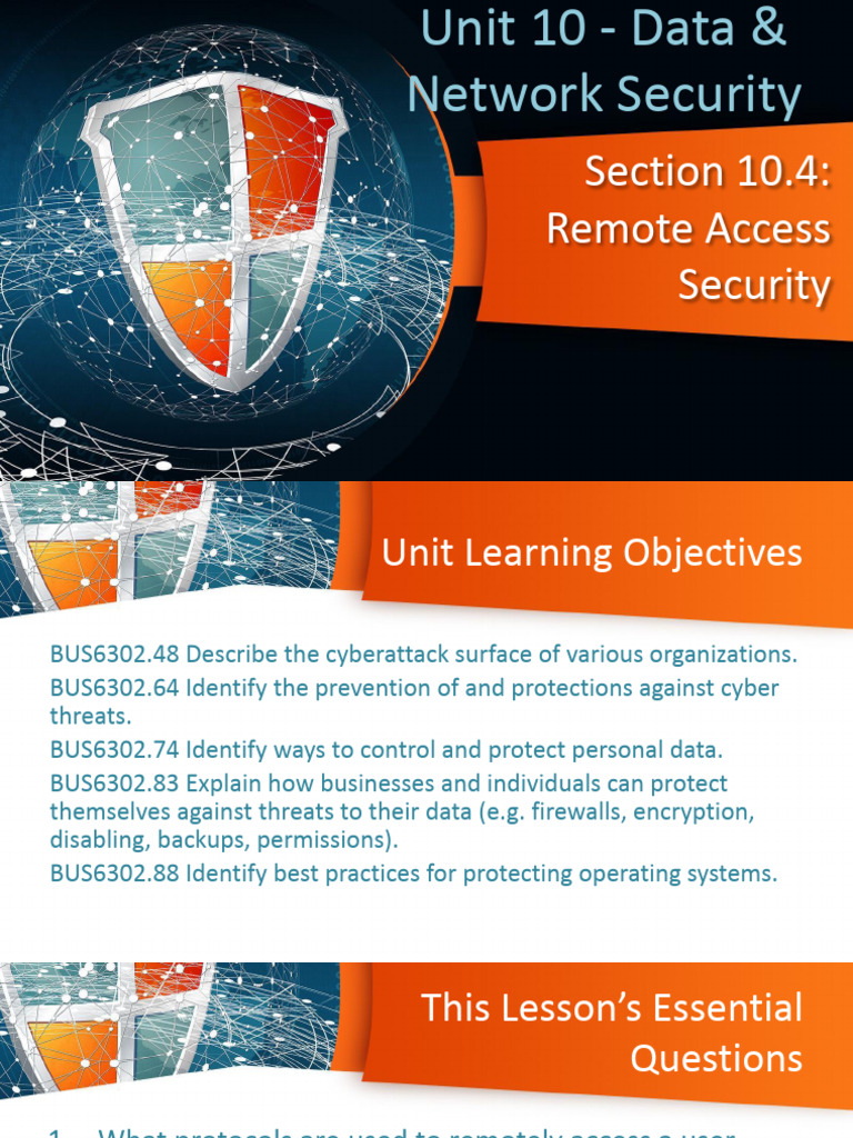 RMC+MO++Data+&+Network+Security+10 4+-+Remote+Access+Security | PDF | File Transfer Protocol ...