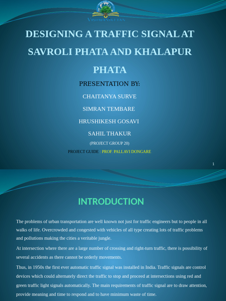 Final Traffic | PDF | Traffic | Traffic Light