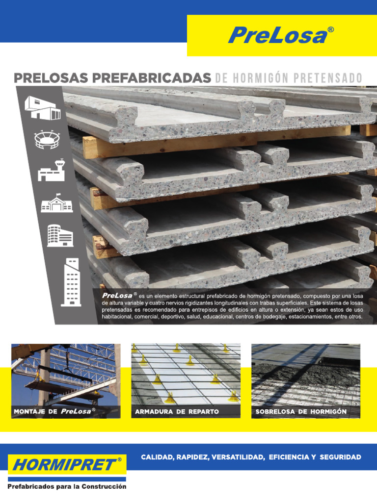 Catálogo - PreLosa - Hormipret - C | PDF