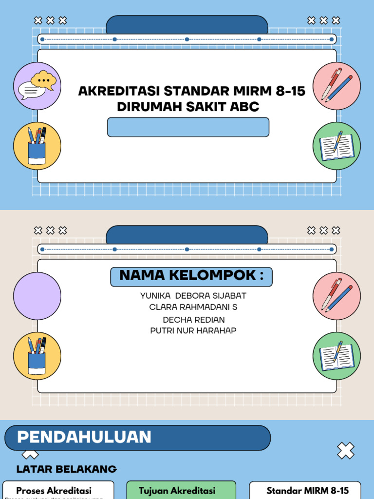 Persiapan Akreditasi Standar Mirm 8-15 Dirumah Sakit Abc | PDF | Sains & Matematika | Komputer