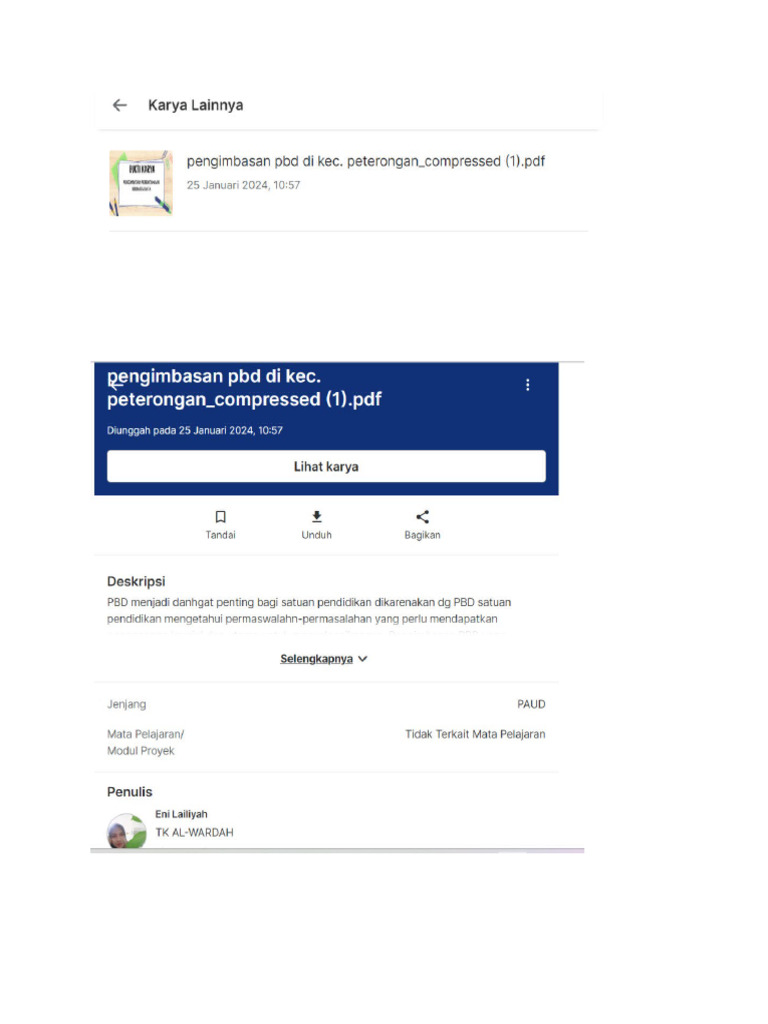 Bukti Aksi Nyata | PDF