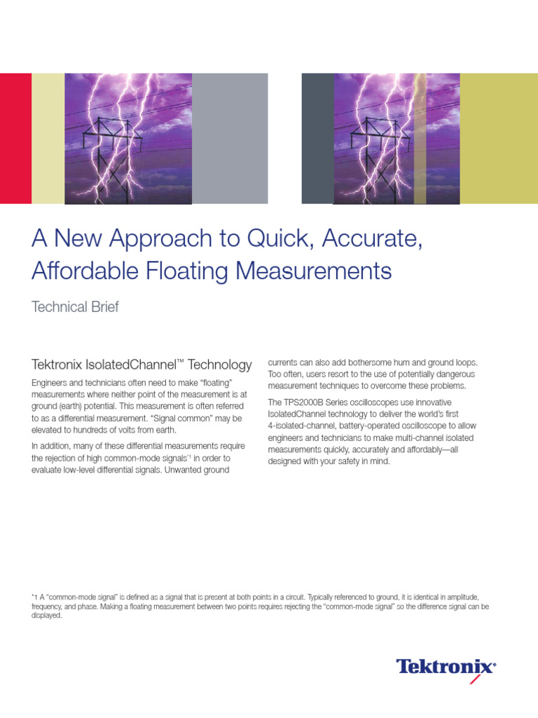 3MW-17773-1 New Approach Floating Measurement App Note | PDF ...