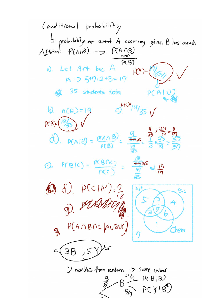 Conditional probability | PDF