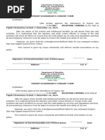 BSP Parental Consent Form 2024 | PDF
