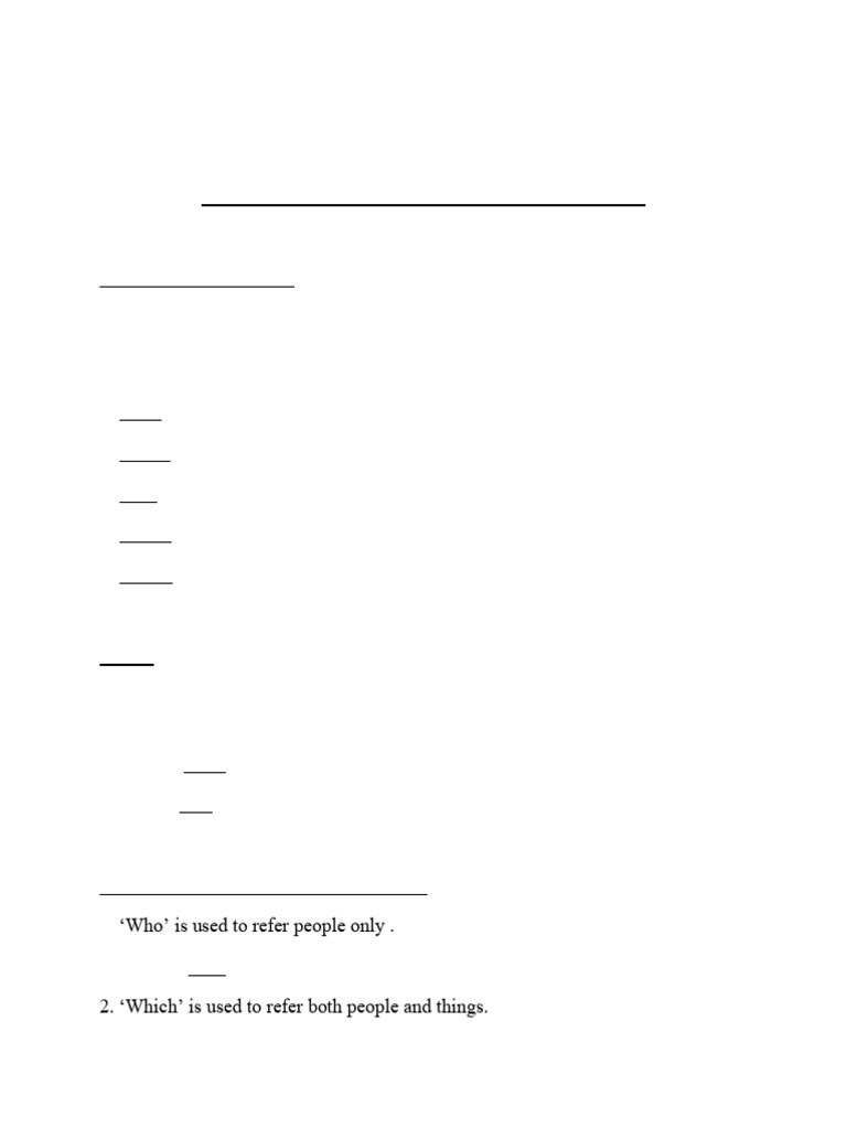 Class 4 English Grammar Lesson 12 Interrogative Pronouns | PDF ...