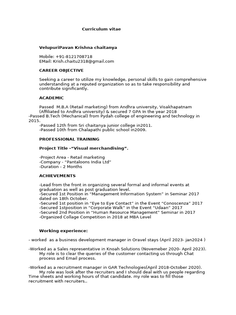 Updated Resume | PDF | Business