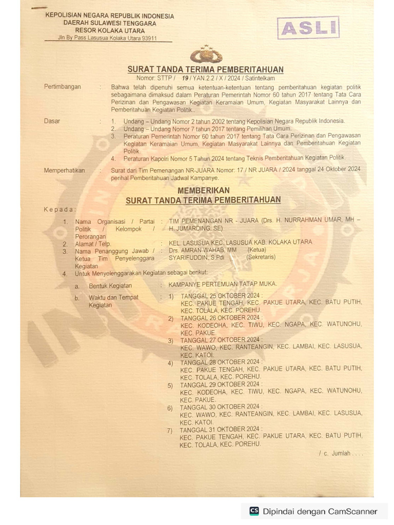 STTP Kampanye NR Juara | PDF