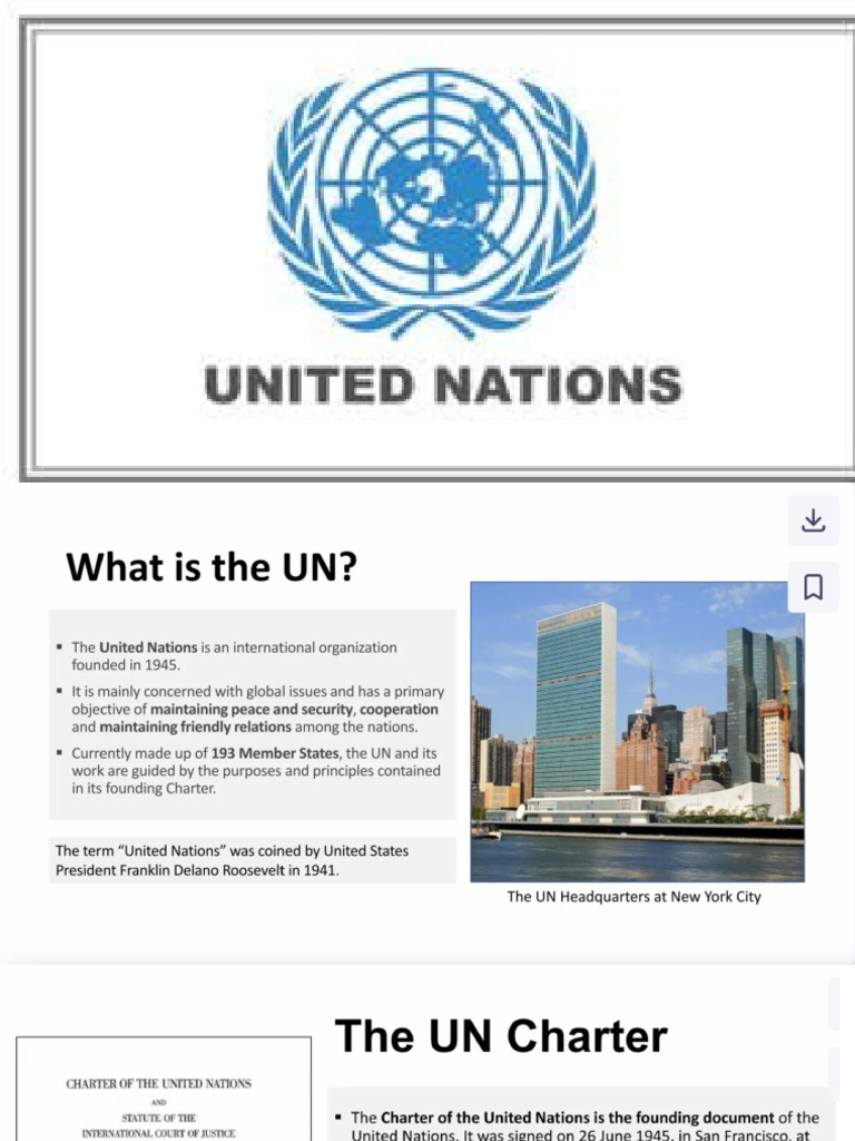 UN Introduction | PDF