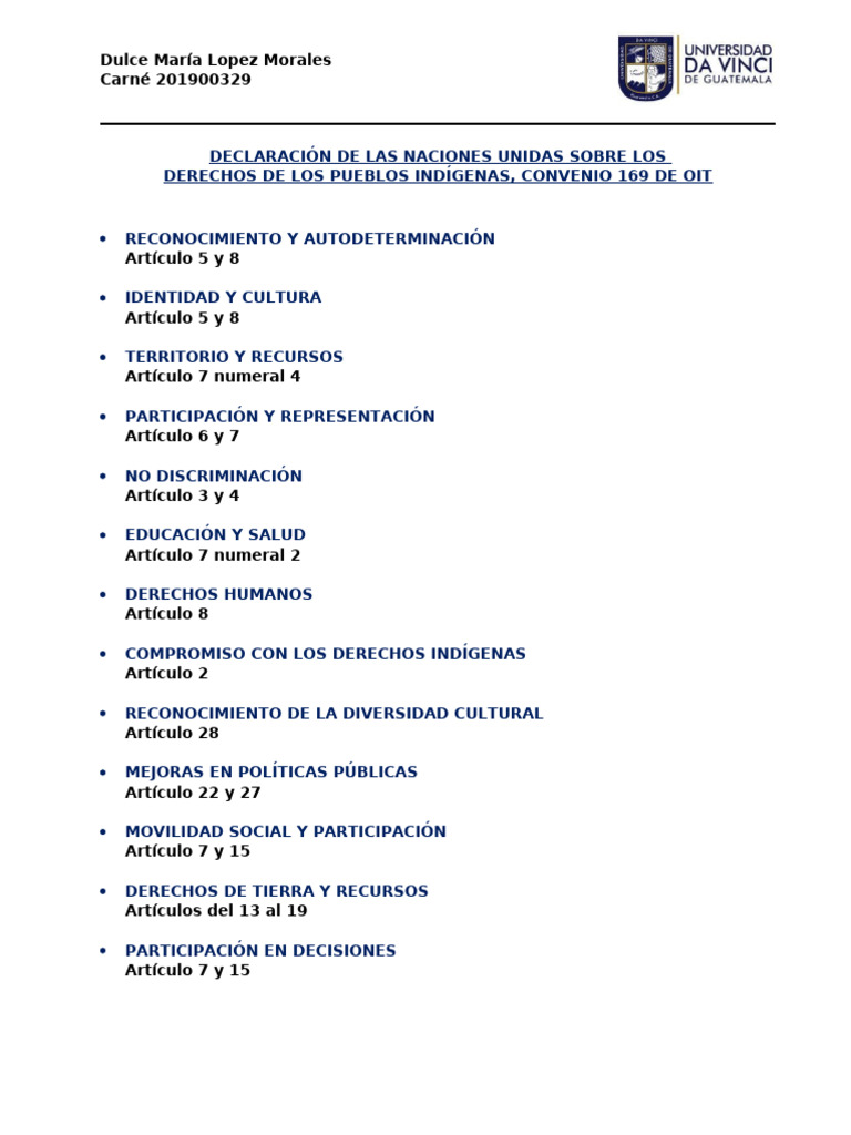 Convenio 169 OIT | PDF