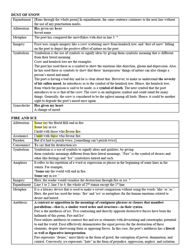 Grade 10 Literary Devices | PDF | Poetry Grade 10 Literary Devices | PDF | Poetry
