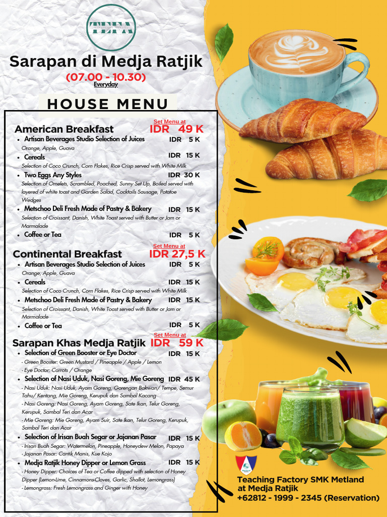 Sarapan Pagi Di Medja Ratjik - 20241023 - 232825 - 0000 | PDF | Cooking ...