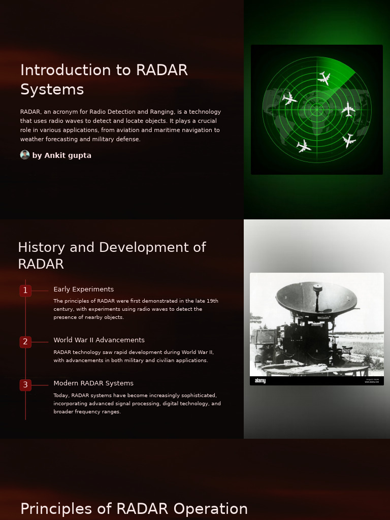 Comprehensive Guide to RADAR Systems | PDF | Radar | Radio