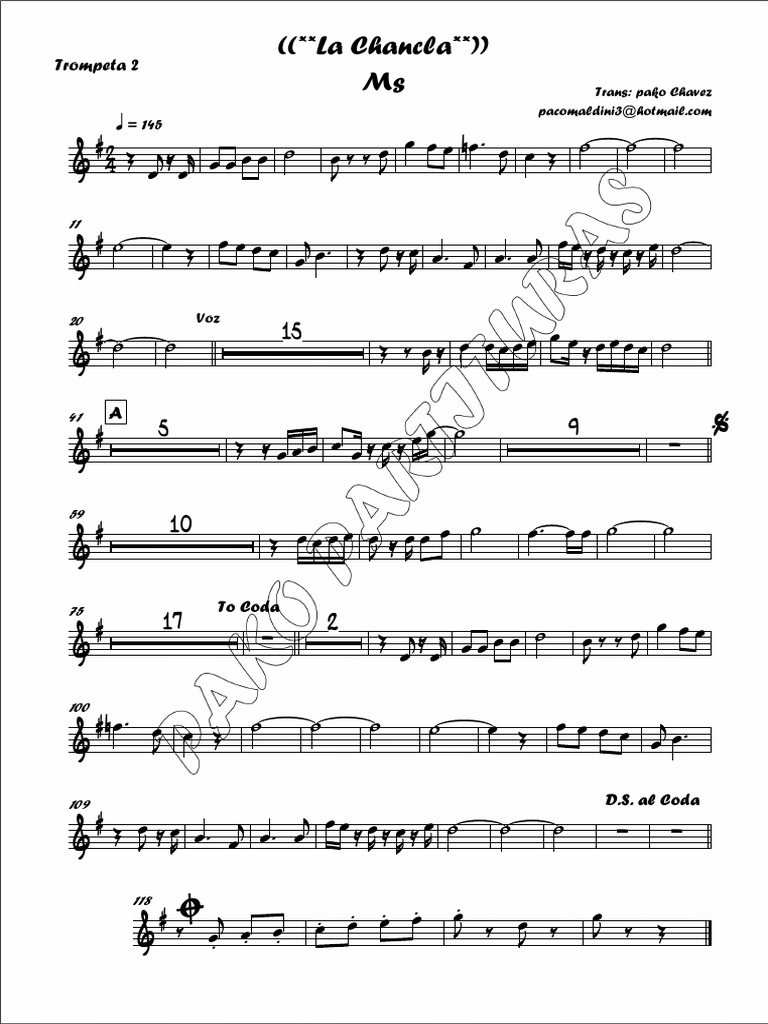 La Chancla Trompeta 2 | PDF